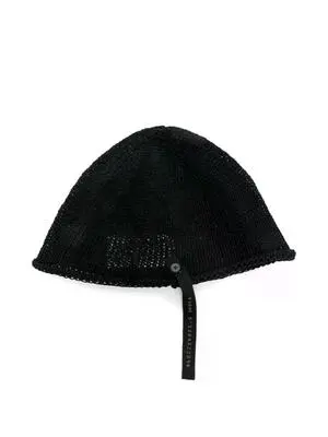FORME D'EXPRESSION Knitted Mesh Beanie Hat