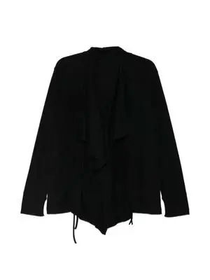 Yohji Yamamoto Draped Drawstring Cardigan