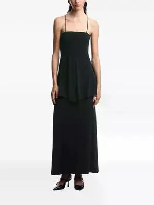 Emporio Armani Two-piece Effect Dress - Black