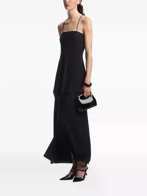 Emporio Armani Two-piece Effect Dress - Black