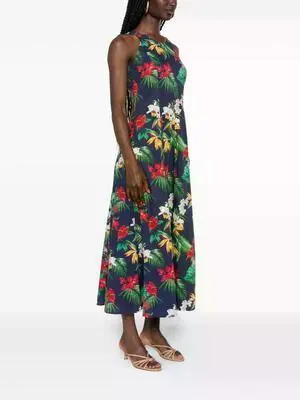 ARCHIVIO '67 Sleeveless A-line Dress With Floral Print