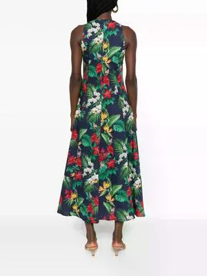 ARCHIVIO '67 Sleeveless A-line Dress With Floral Print