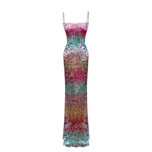 SANCTUMUM Agua De Luna Sequinned Gown