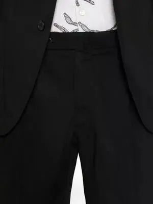 SANTANIELLO Logo-plaque Single-breasted Suit - Black