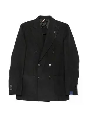 SANTANIELLO Double-breasted Peak-lapel Suit