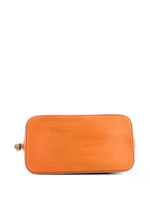 LOUIS VUITTON Vintage Alma Handbag Epi Leather Pm Satchel - Brown