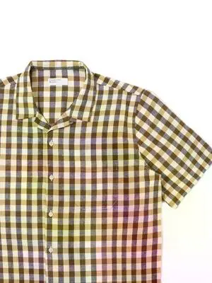 Universal Works Gingham-check Short-sleeve Shirt
