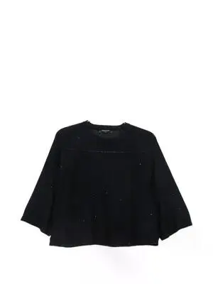 Fabiana Filippi Sequin Embellished Crew Neck Sweater