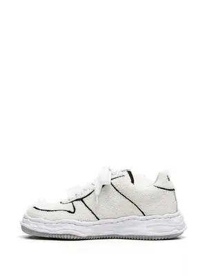 Mihara Yasuhiro Wayne Bouclé-knit Chunky-sole Sneakers - White