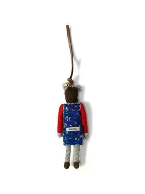 Miu Miu Crochet Effect Technical Yarn Charm