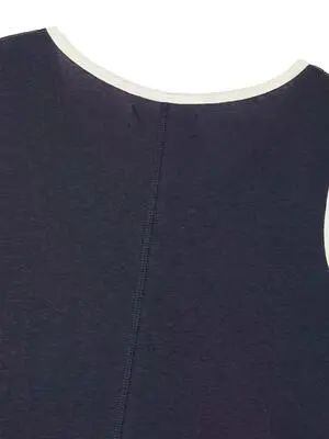 STUDIO TOMBOY Contrast Trim Side Tie Top