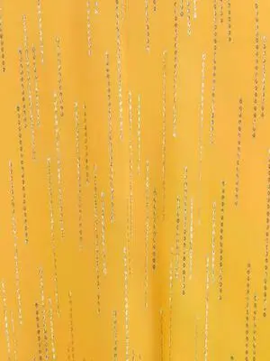 FORTE_FORTE Jacquard Maxi Dress With Ruffled Straps - Yellow