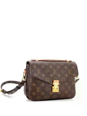 LOUIS VUITTON Monogram Canvas Pochette Metis - Brown