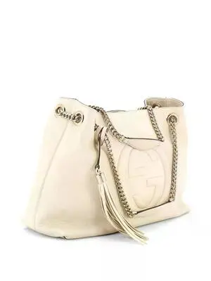 Gucci Soho Chain Strap Leather Shoulder Bag - Neutrals