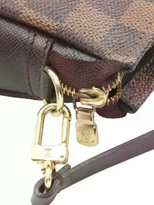 LOUIS VUITTON 1999 Damier Ebene Trousee Pochette Handbag