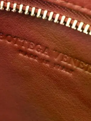 Bottega Veneta Nappa Bv Twist Handbag - Red