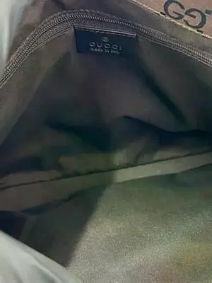 Gucci Gg Nylon Bamboo Satchel