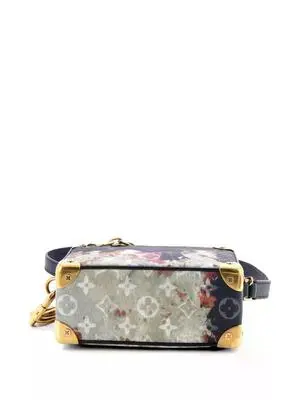 LOUIS VUITTON Soft Trunk Bag Monogram Bleach Canvas Mini Crossbody Bag - Blue