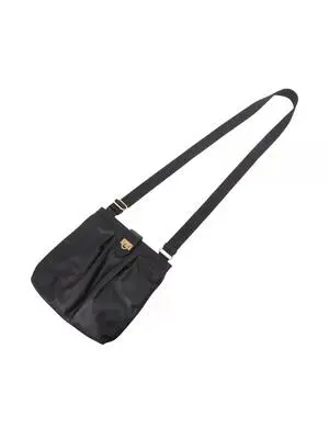 FERRAGAMO Leather Gancini Crossbody Bag