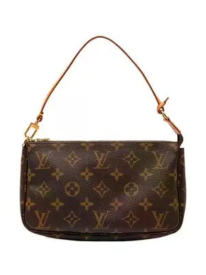 LOUIS VUITTON Monogram Pochette Accessories Shoulder Bag - Brown