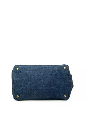 Prada Denim Satchel - Blue