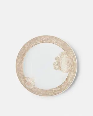 Versace Barocco Beige Deep Plate 21.5 Cm - Print