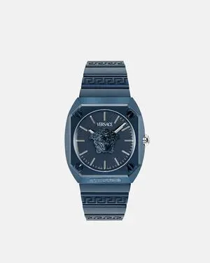 Versace Medusa Antares Stainless Steel Bracelet Watch - Blue