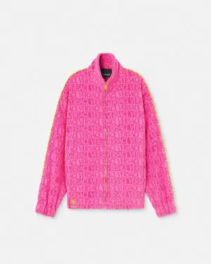 Versace I ♡ Baroque Zip Sweatshirt - Pink