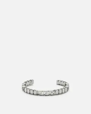 Versace Greca Cuff Bracelet - Silver