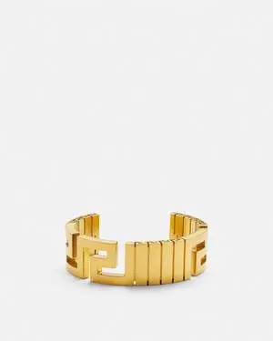 Versace Greca Cuff Bracelet - Light Gold