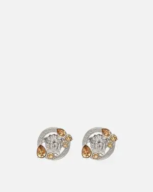 Versace Medusa '95 Crystal Earrings - Silver