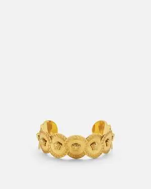 Versace Medusa & Greca Cuff Bracelet - Tribute Gold