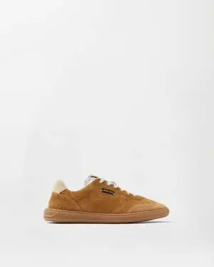 Versace Greca Court Suede Sneakers - Brown