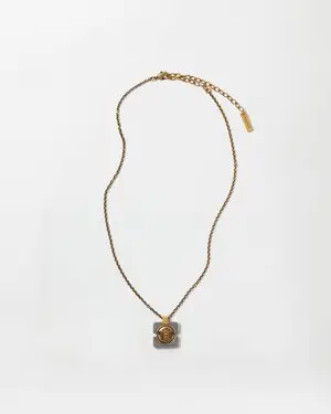 Versace Medusa Pendant Necklace - Silver+gold