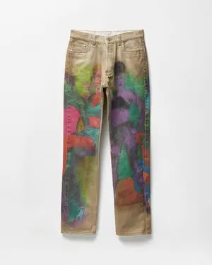 Versace Printed Straight Jeans