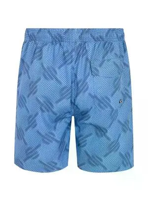 DAILY PAPER Graphic-print Drawstring Swim Shorts