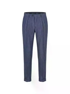 DRUMOHR Pinstripe Pleated Trousers