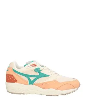 Mizuno Multicolor Leather And Textile Sneakers - Orange