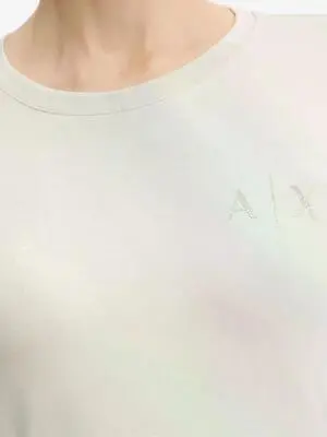 Armani Exchange Long-sleeve T-shirt With Rhinestone Embellished Logo