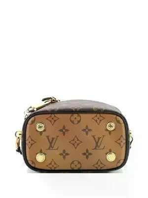 LOUIS VUITTON Reverse Monogram Canvas Pm Satchel - Brown