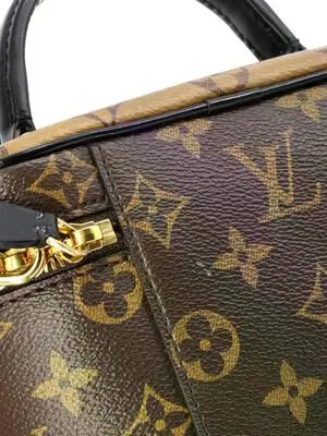 LOUIS VUITTON Reverse Monogram Canvas Pm Satchel - Brown