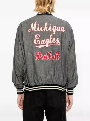 WHITESVILLE Letter-patch Bomber Jacket