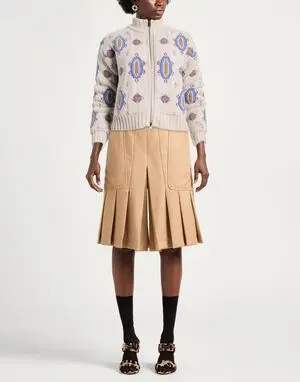 Woolrich By Daniëlle Cathari Virgin Wool Intarsia Knit Cardigan