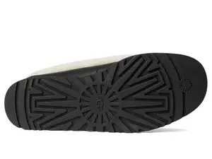 UGG Zora Leather Ballet Flat Shoes - Black