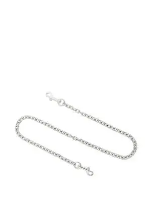 Emanuele Bicocchi Tone Bronze Pyramid-stud Anchor Wallet Chain - Silver
