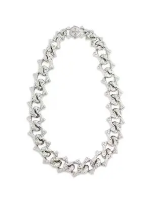 Emanuele Bicocchi Tone Arabesque Chain Necklace - Silver