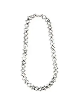 Emanuele Bicocchi Polished Sharp-link Chain Necklace - Silver
