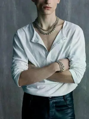 Emanuele Bicocchi Polished Sharp-chain Necklace