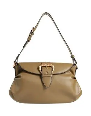 Pinko Leather Flap Bag With Buckle Detail