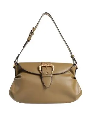 Pinko Leather Flap Bag With Buckle Detail